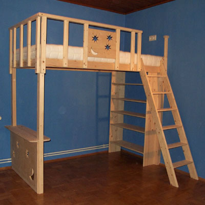 Stabile Hochbetten und Hochetagen nach Maß für Erwachsene und Kinder ...